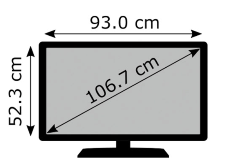 Ukuran TV 42 Inch Dalam Cm - Elektronikindo.com